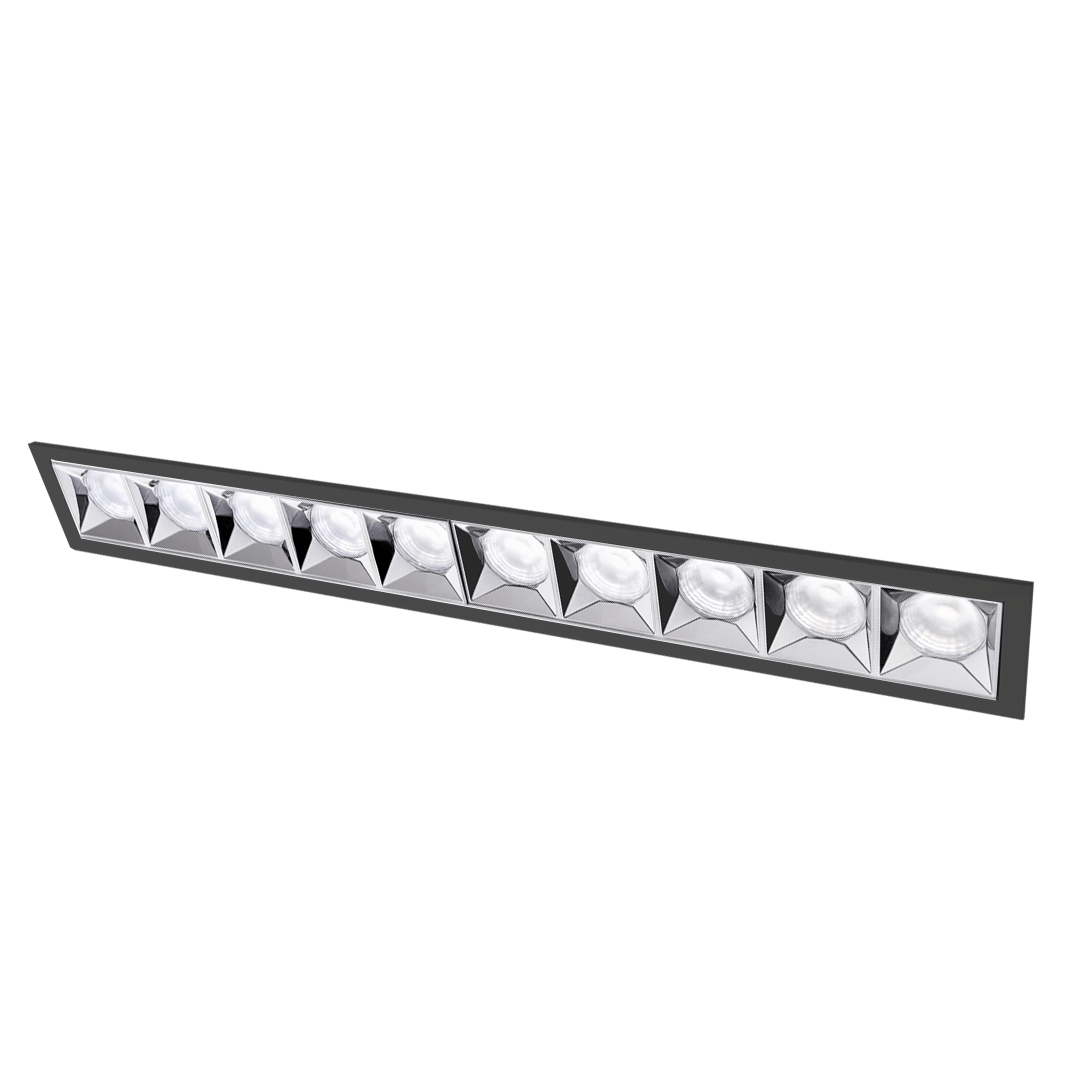 Recessed Downlight Light | 1x10 Cells | Evo – Linear Lights
